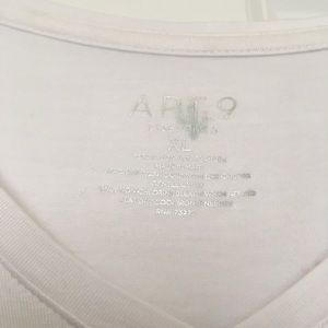 Apt. 9 | Tops | New Xl Apt 9 White Cactus Short Sleeve Blouse | Poshmark